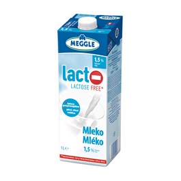 Meggle Mléko bezlaktózové 1,5% chlaz. 1l | Kancelářské potřeby ...